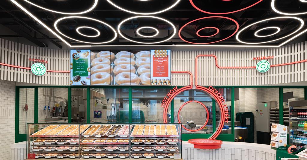 Krispy Kreme unveils new store design on Oxford Street | News | MCA Insight
